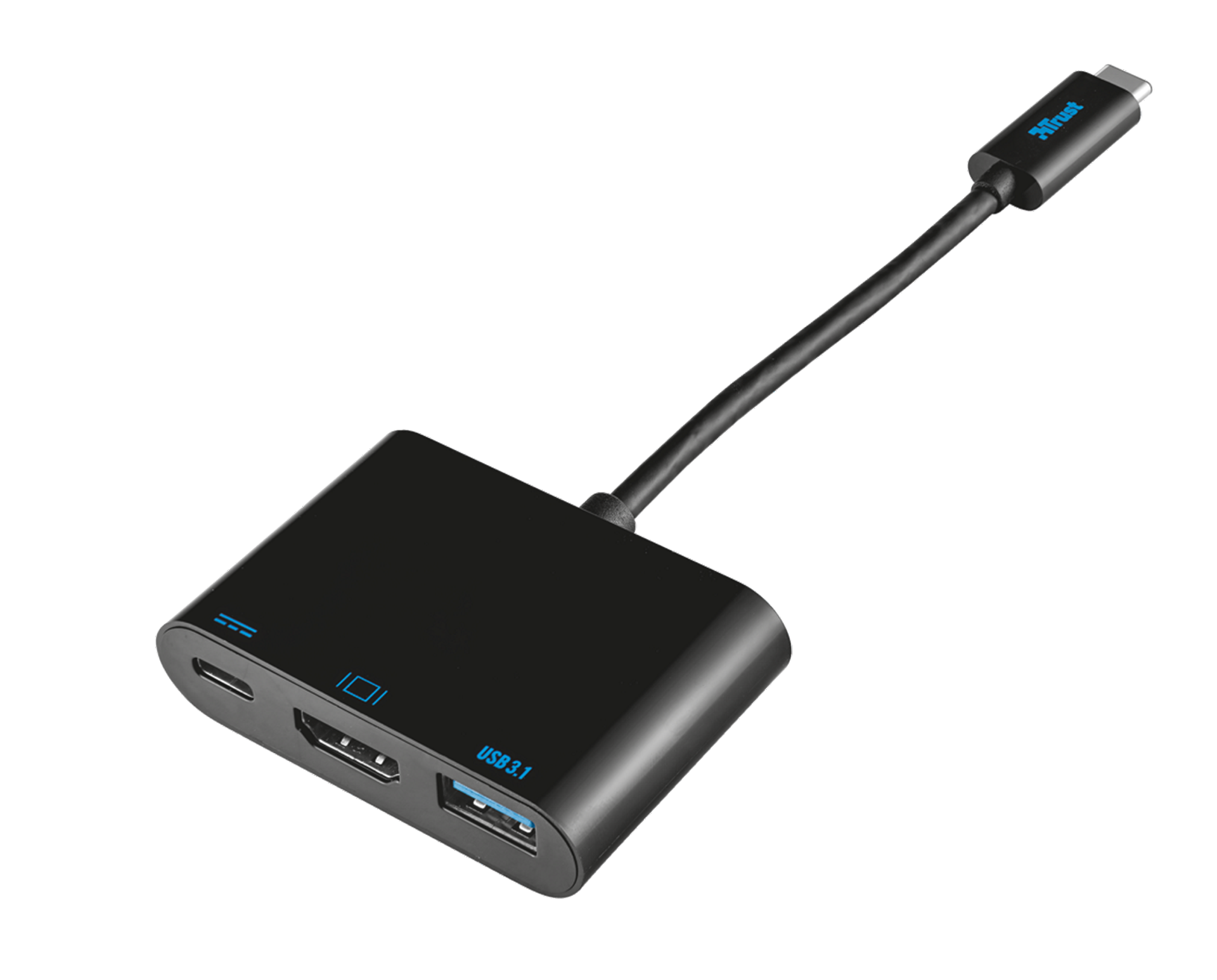 Trust USB-C --> Multipoort adapter - Gistron